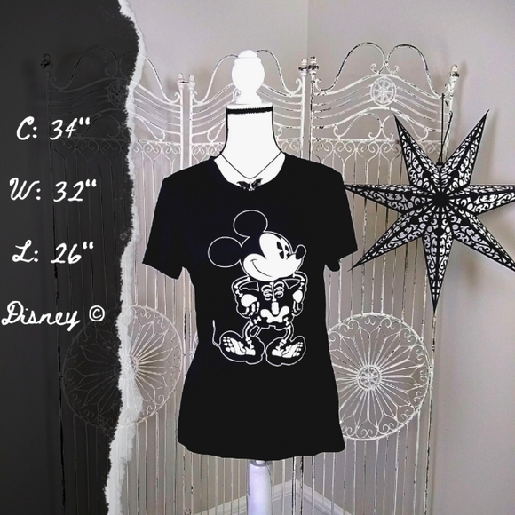 Disney | Tops | Disney Xray Skeleton Mickey Mouse | Poshmark
